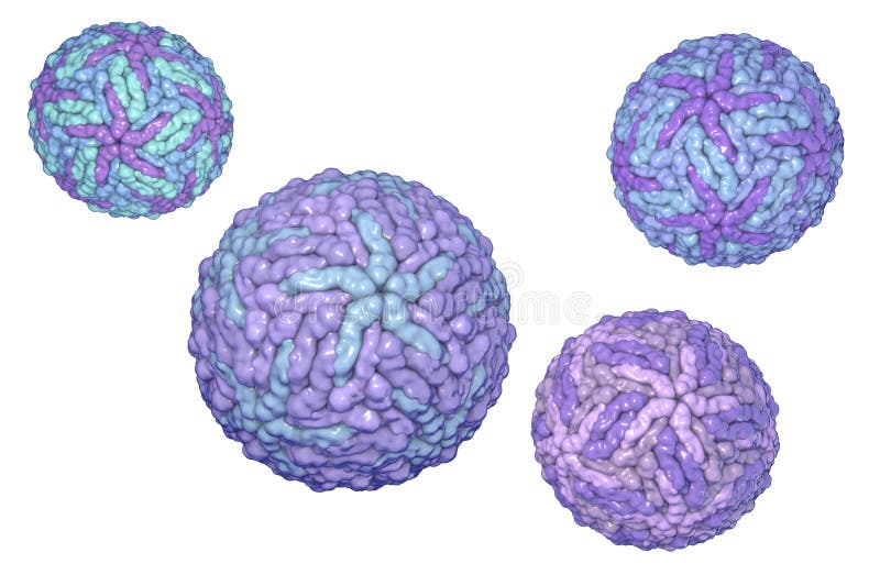 A Man with Rash from Pox Viruses, 3D Illustration Stock Illustration ...