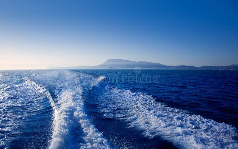 Denia Alicante Nas Mongo Mountain View from Sea Stock Photo - Image of ...
