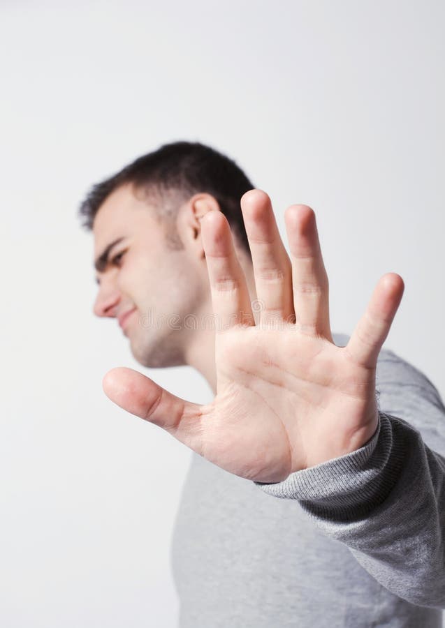 Hand Gesture:Just a Little stock photo. Image of white - 6578960