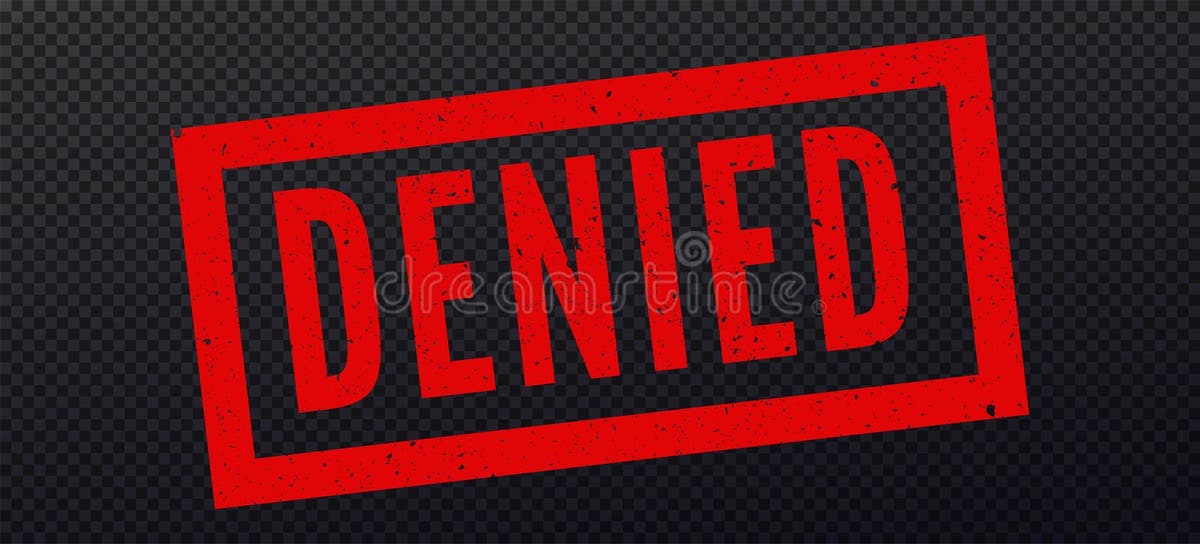 Denied Red Stock Illustrations – 5,701 Denied Red Stock Illustrations ...