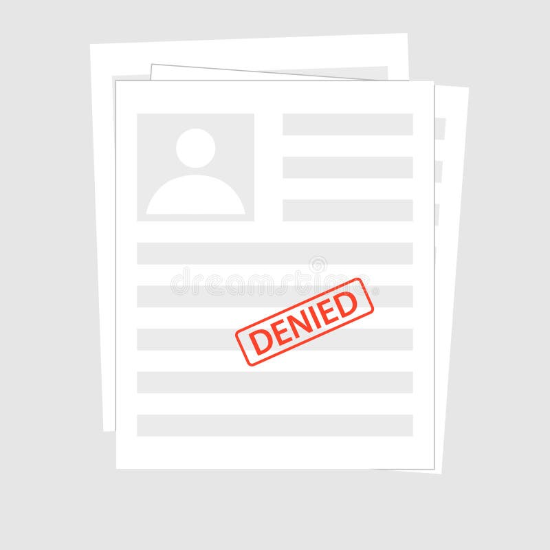 Denied Job Stock Illustrations – 219 Denied Job Stock Illustrations ...