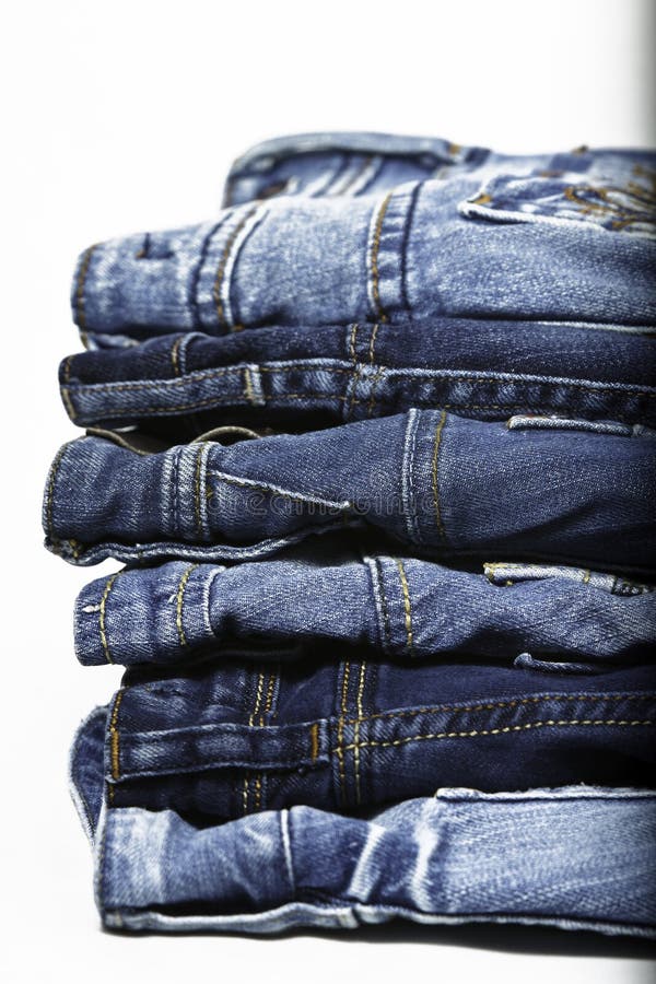 Denim stock image. Image of seam, clothing, white, detail - 18397405