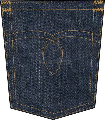 Denim Pocket Drawing Stock Illustrations – 4,190 Denim Pocket Drawing ...