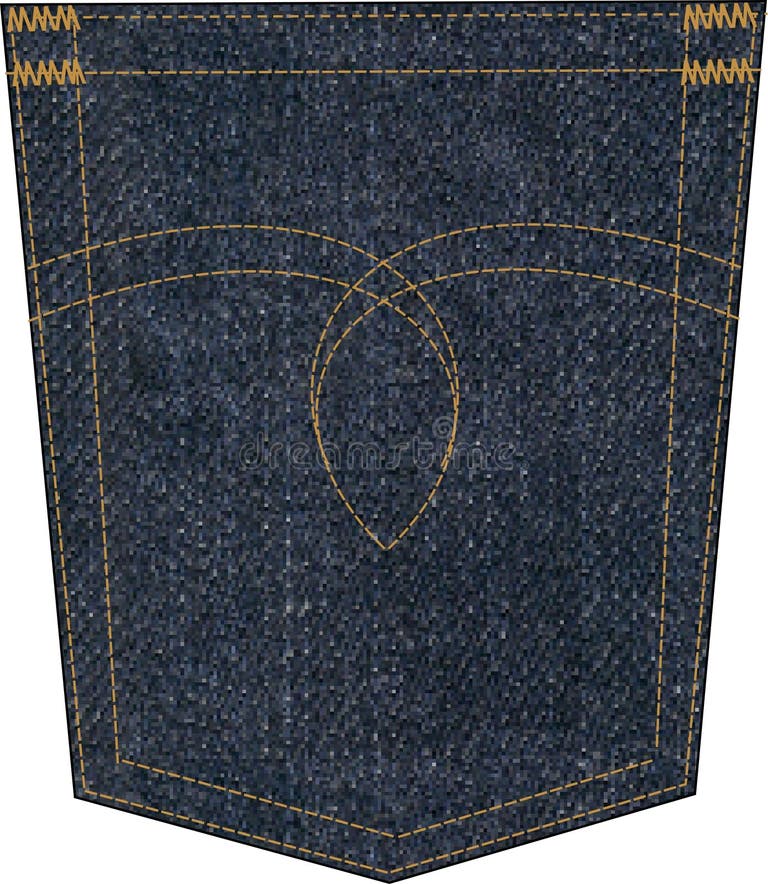 Denim Pocket Drawing Stock Illustrations – 4,190 Denim Pocket Drawing ...