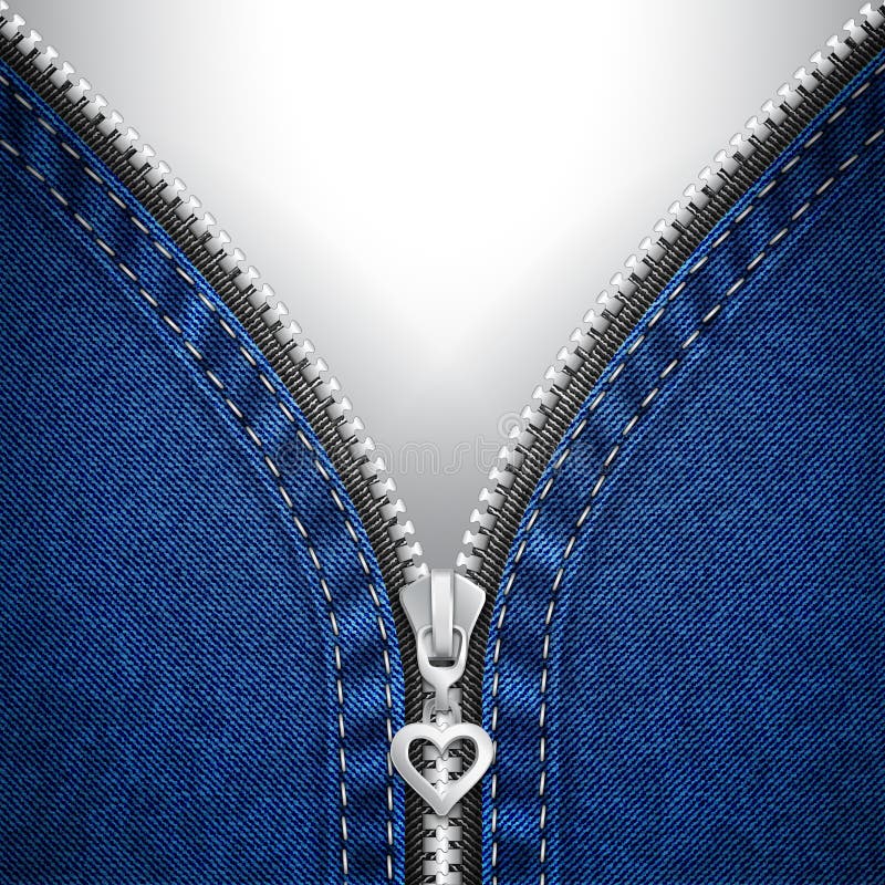 Denim Background Open Zipper Stock Illustrations – 143 Denim Background ...