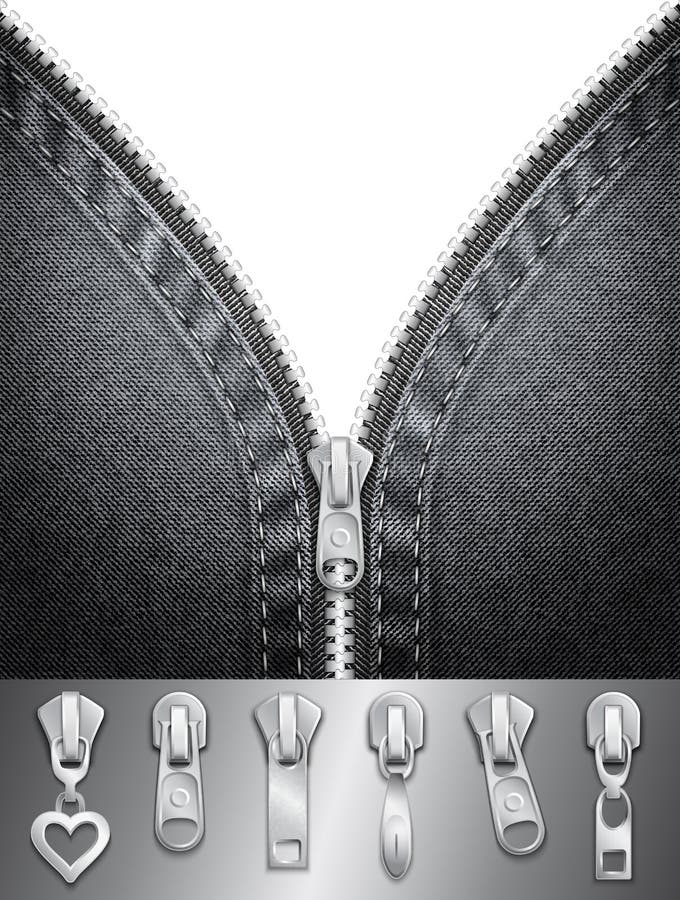 Zipper Design, Vector Illustration. Stock Vector - Illustration of ...