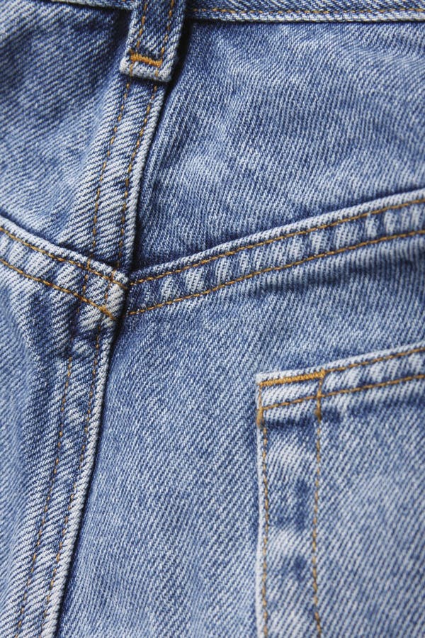 Denim blue jeans rear stock image. Image of fabric, texture - 14294785