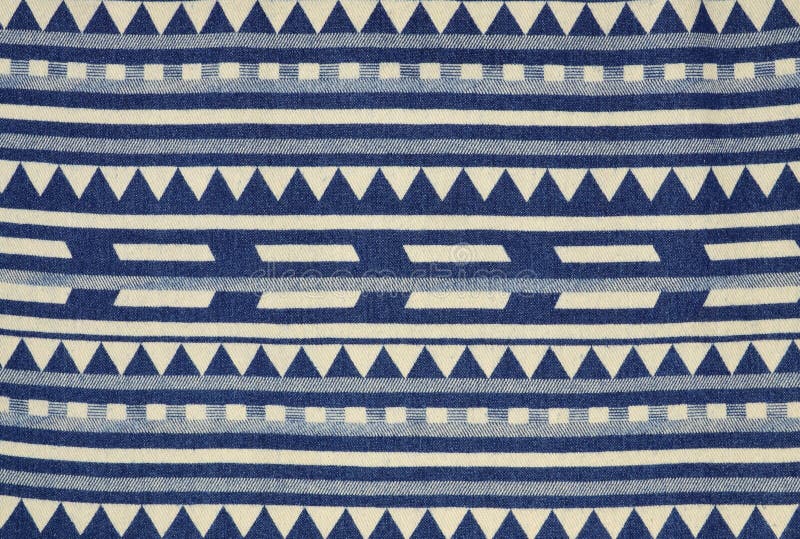 Denim Blue Jeans Texture with Geometry Pattern Stock Photo - Image of ...