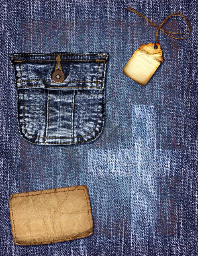 Denim Collage stock photo. Image of vintage, grunge, faded - 10603148