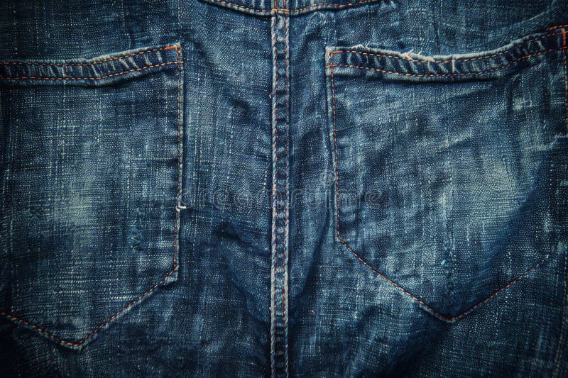 Denim Dream. High-Detailed Jean Texture Background Stock Illustration ...