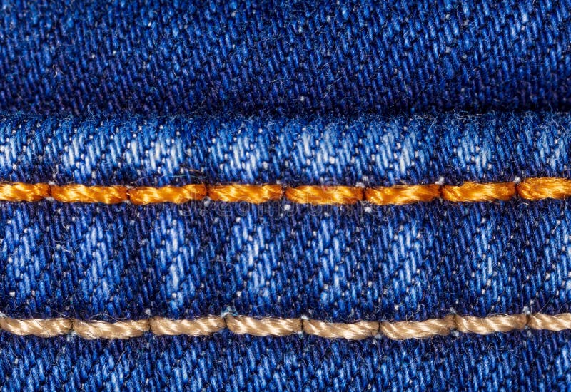 Denim Embroidery As Abstract Background Stock Image - Image of torn ...