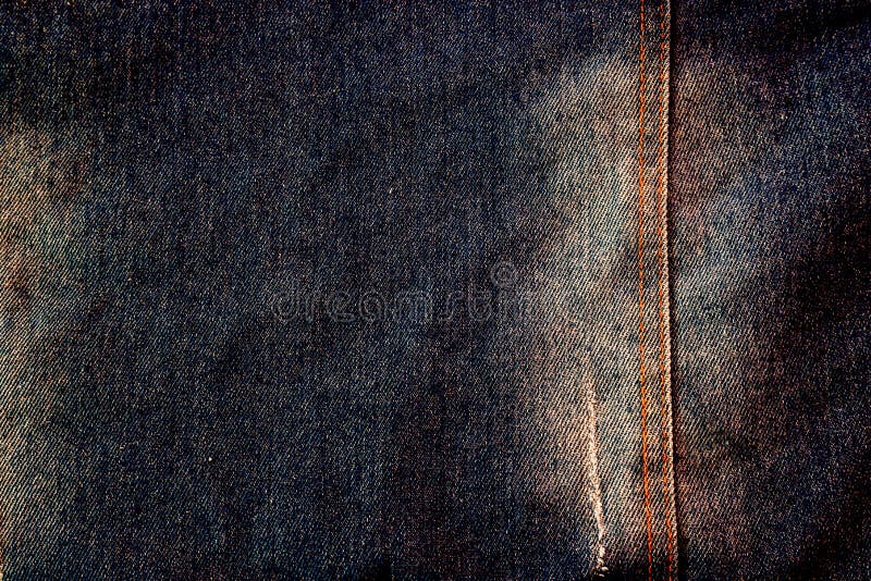 Denim Fabric Fills in a Whole Screen Stock Photo - Image of fiber ...