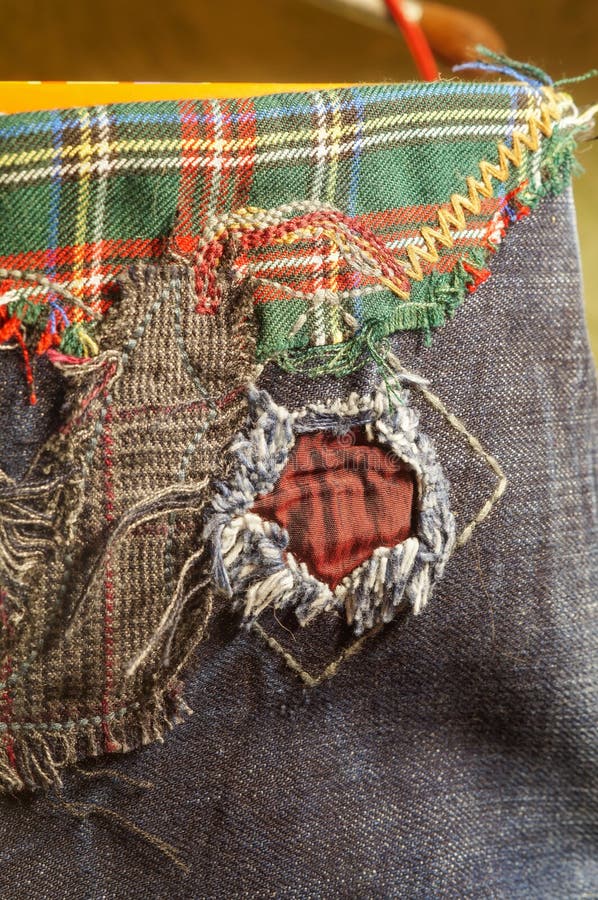 Denim fabric stock image. Image of embroidery, clothing - 62110285