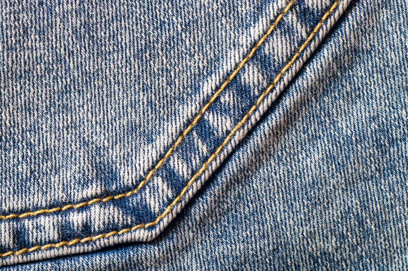 Denim Fabric Texture with a Seam. Stock Photo - Image of classic, denim ...