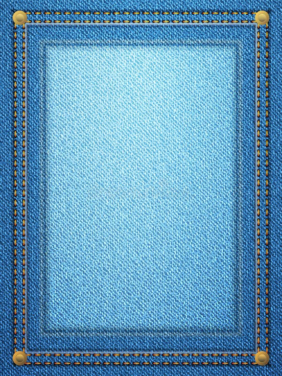 Denim frame vertical stock vector. Illustration of frame - 26630204