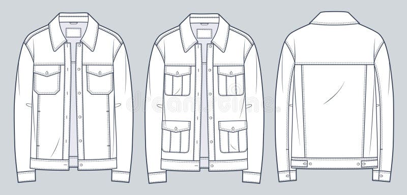 Jacket Cad Stock Illustrations – 3,799 Jacket Cad Stock Illustrations ...