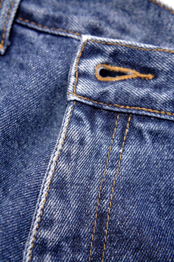 Denim jeans stock image. Image of undone, studio, macro - 6682193