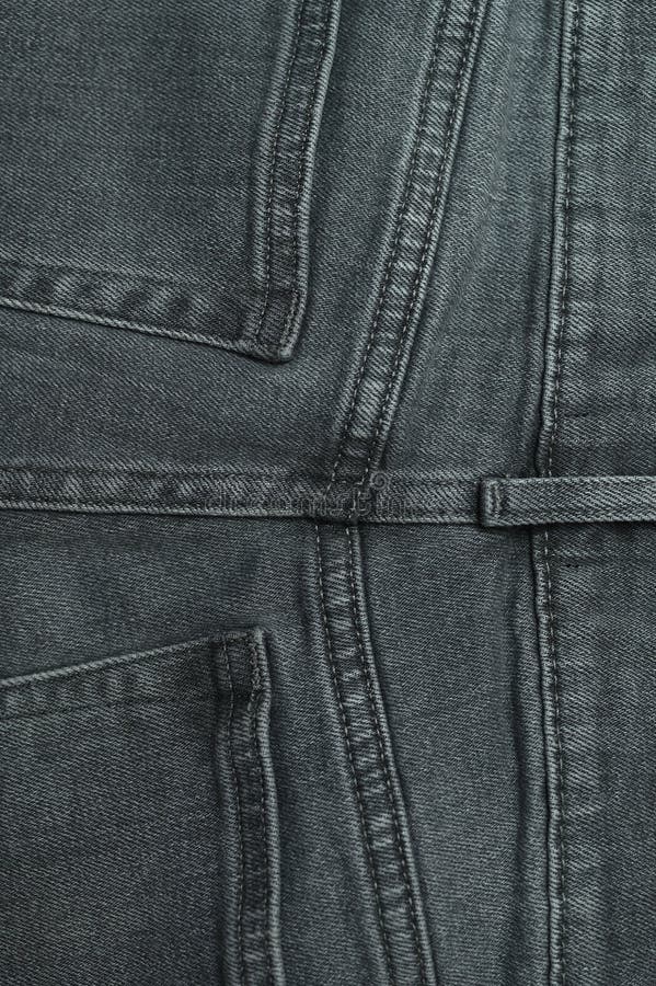 Close Up Denim Jeans Stitch Textured Textile Stock Photo - Image of ...