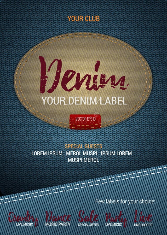 7+ Denim flyer Free Stock Photos - StockFreeImages