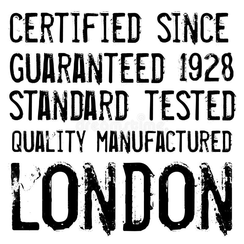 Denim Label Typographic Elements Stock Vector - Illustration of sign ...