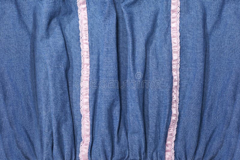Denim and Lace stock photo. Image of detail, pink, pattern - 12537790