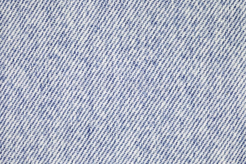 Denim Light Blue Fabric Close-up Structure of Stitches Threads ...
