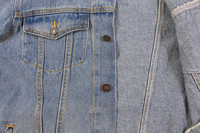 Denim Material Close Up Top View Jeans Material Stock Photo - Image of ...