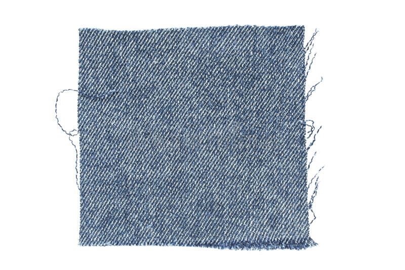 Denim patch isolated stock photo. Image of studio, sample - 192347900