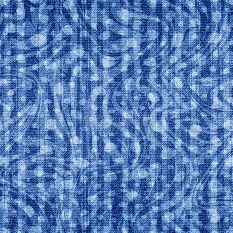 Denim Seamless Pattern Mandala Texture Stock Photo - Image of tileable ...