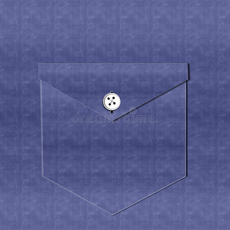 Denim Shirt Pocket - Background Stock Illustration - Illustration of ...