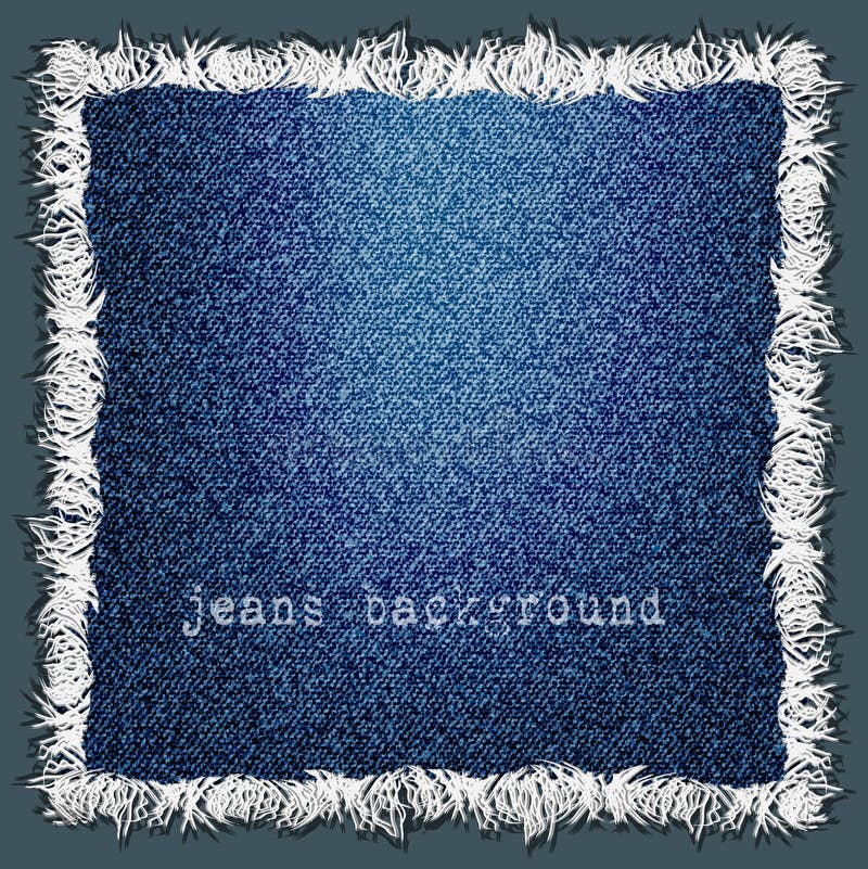 Blue Denim Jeans Seam Border Texture Stock Illustrations – 303 Blue ...