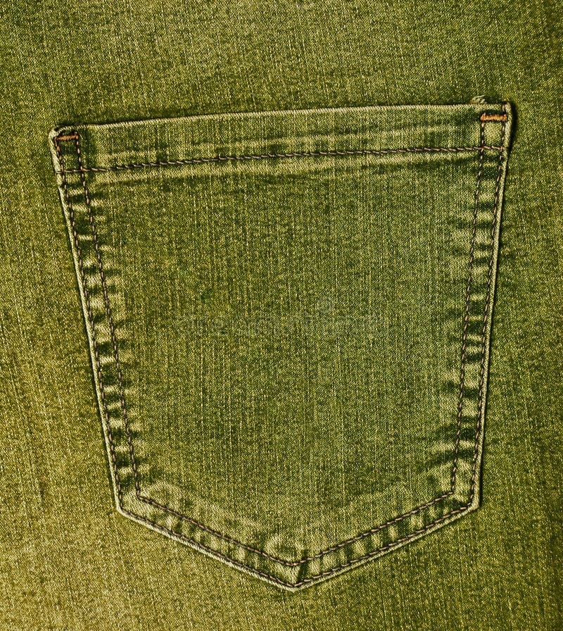 Denim Texture. Back Pocket of the Jeans Stock Image - Image of urban ...