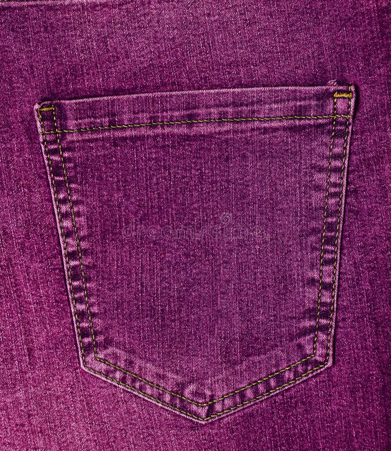 Denim Texture. Back Pocket of the Jeans Stock Photo - Image of textile ...