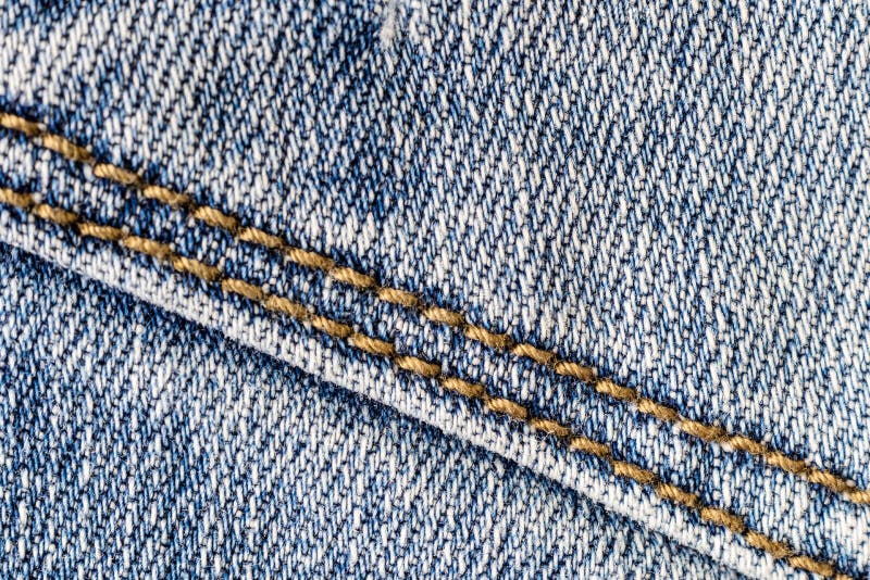Denim Texture Closeup with Seams Stock Photo - Image of indigo, detail ...