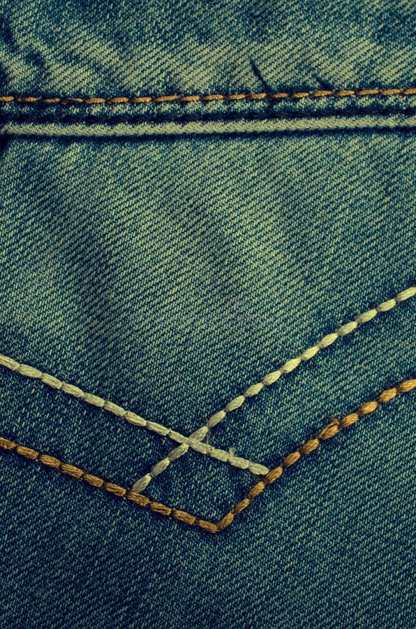 Denim Texture with the Effect of Aging Stock Image - Image of color ...