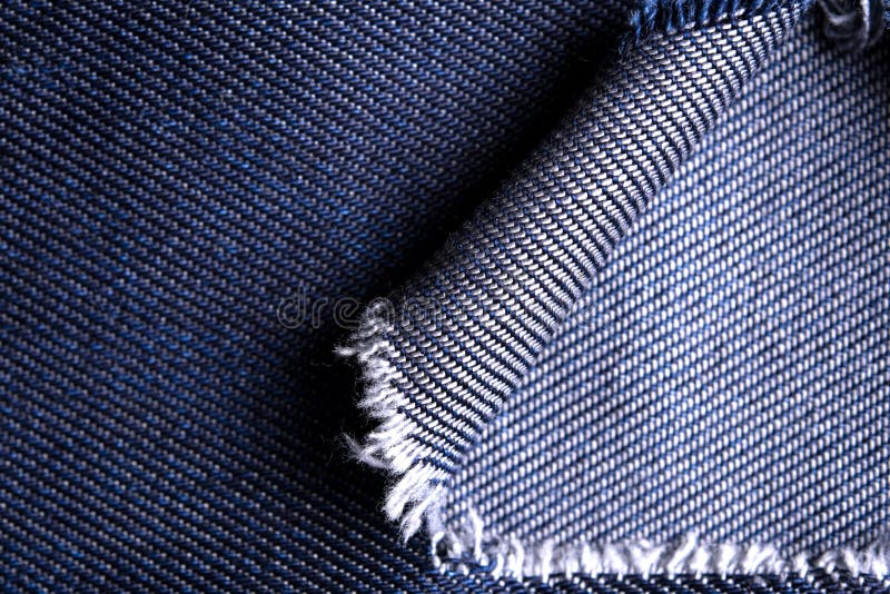 Denim Texture with Rip and Place for Text Stock Image - Image of fabric ...