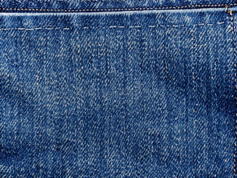 Denim Texture with Seam of Jeans Stock Image - Image of garment, detail ...