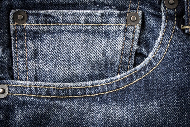 Denim Texture. Seam on Jeans. Close Up Stock Photo - Image of material ...