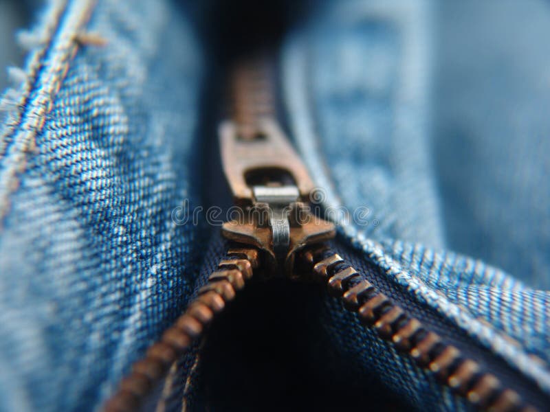 Denim with zipper stock photo. Image of fashion, clothing - 4348114