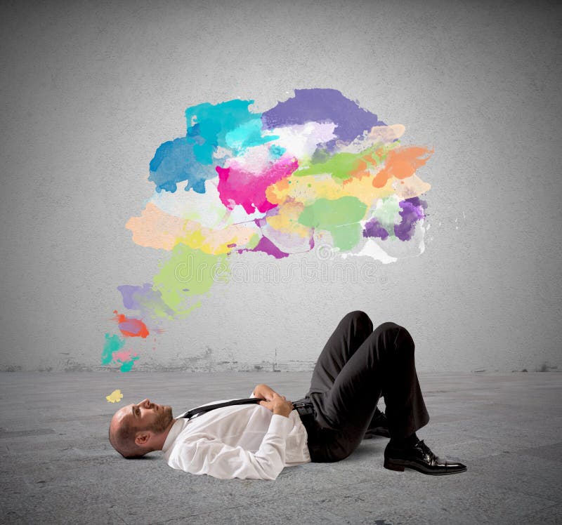 Denk creatief stock afbeelding. Image of creëer, kleur - 38675809