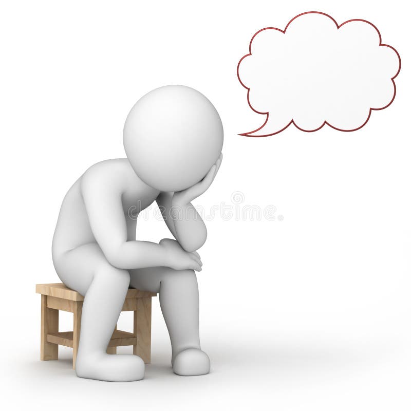 Denker stock abbildung. Illustration von schwätzchen - 34604148