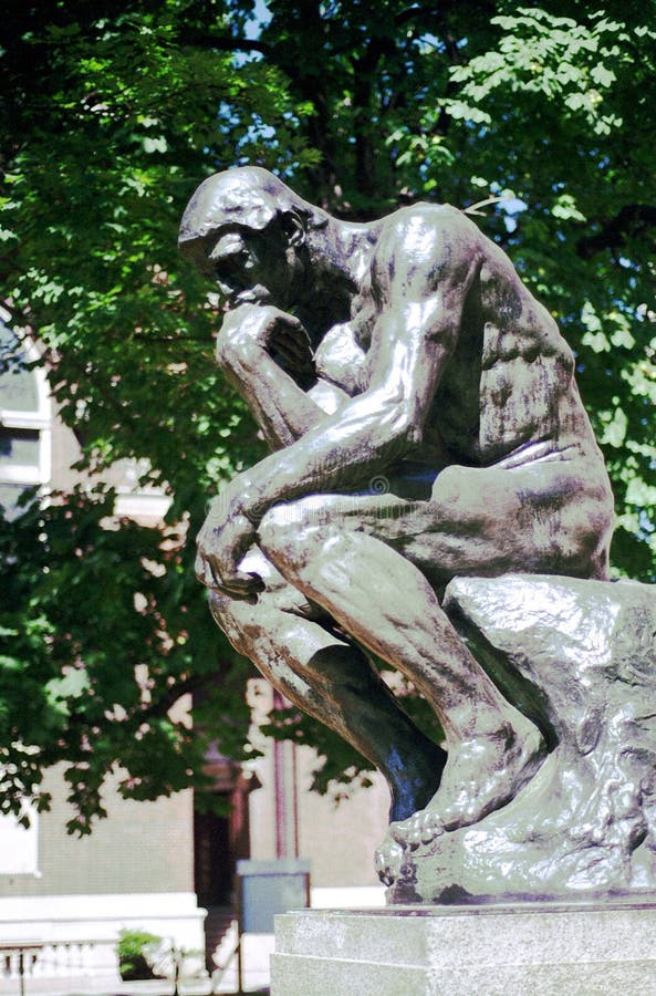 Der Denker Rodin Paris Dante Museum Kunst Meisterwerk Skulptur Le ...