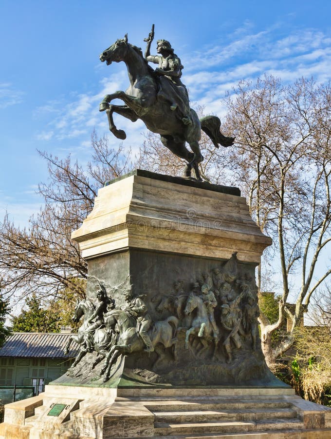 Denkmal Anita-Garibaldi - Rom, Stockfoto - Bild von reiter, garibaldi ...