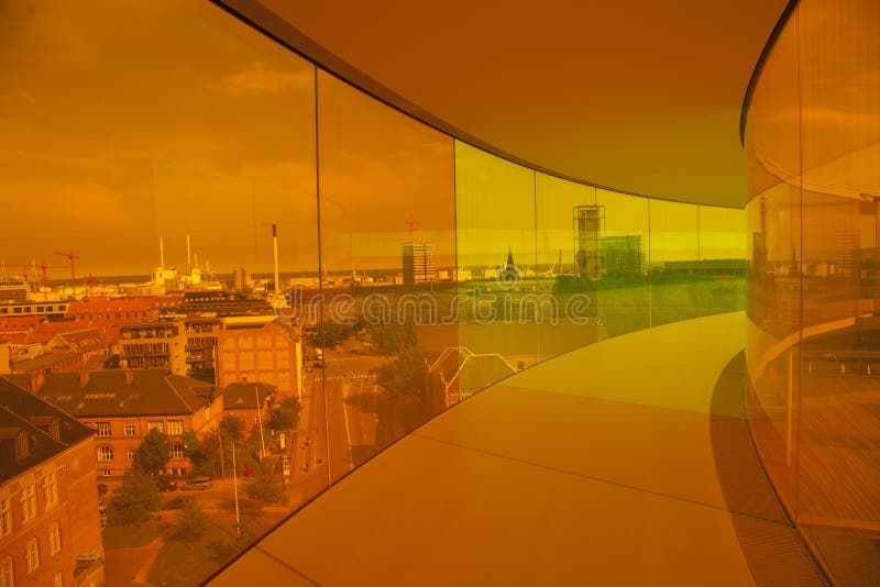 Denmark, Aarhus city. editorial stock image. Image of house - 145016609