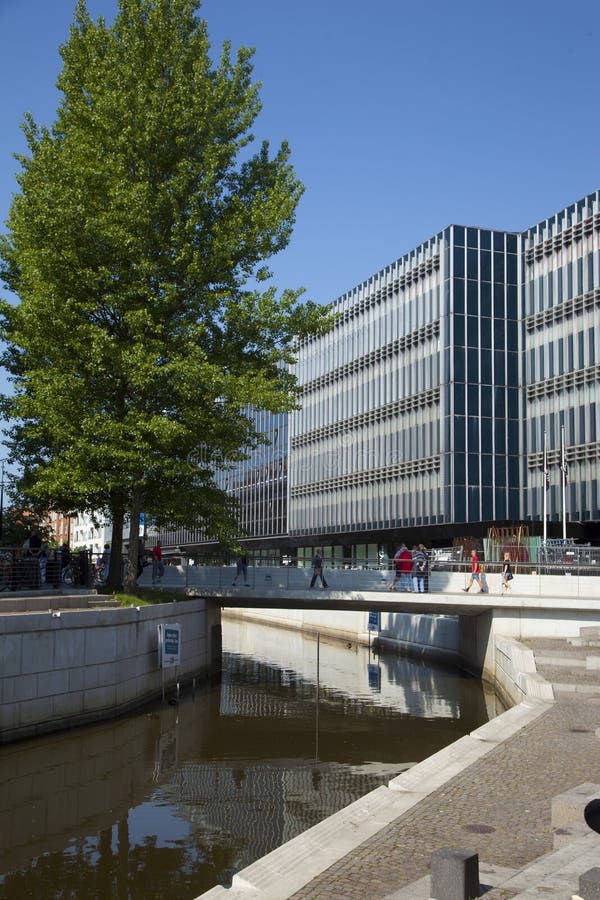 Denmark, Arhus city. editorial stock image. Image of sunny - 145016924