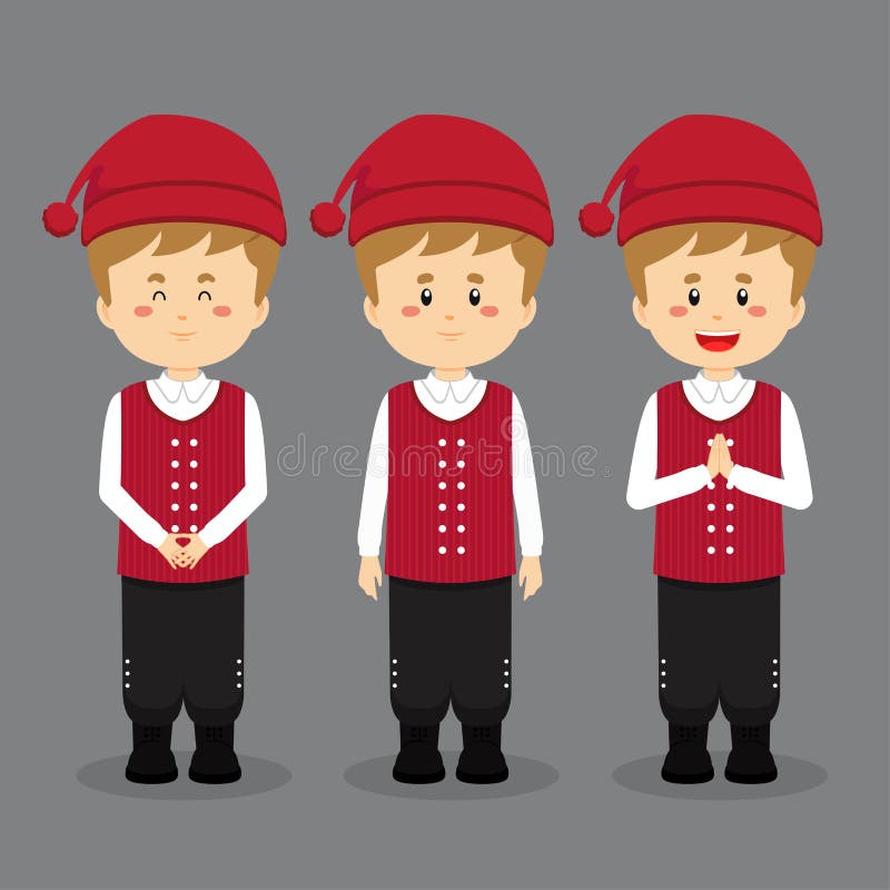 Denmark Traditional Costume Cartoon Stock Illustrations – 38 Denmark ...