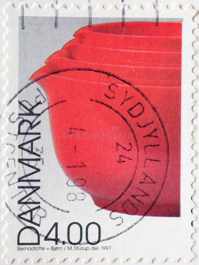 Denmark - CIRCA 1997: a Postage Stamp Printed in the Denmark with the ...