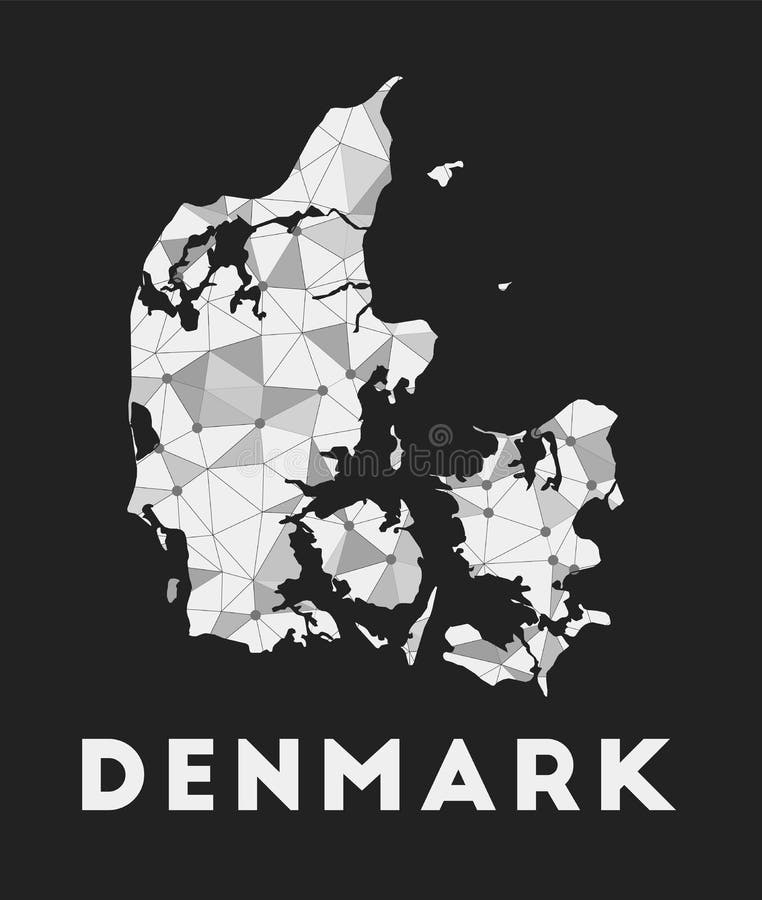 Denmark network map. stock vector. Illustration of northern - 103019482 Denmark network map. stock vector. Illustration of northern - 103019482