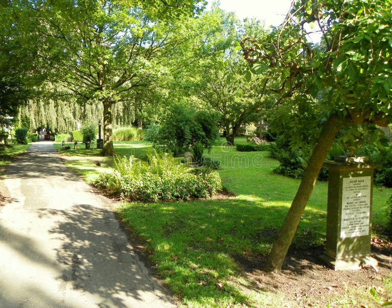 Denmark, Copenhagen, Assistens Cemetery, the Territory of the Cemetery ...