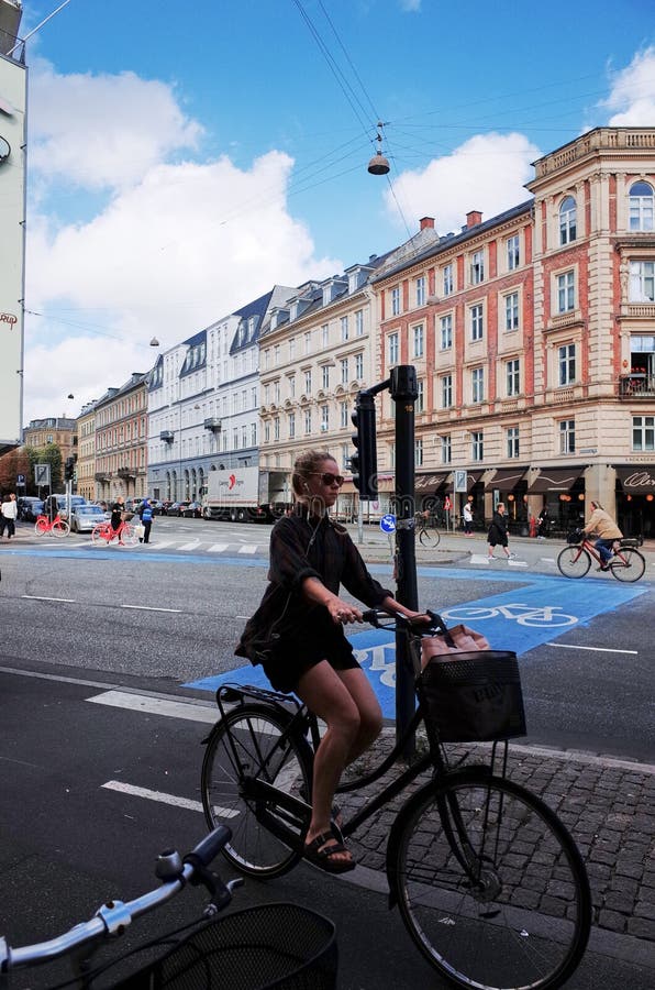 DENMARK, Copenhagen, City of Bicycle Editorial Photography - Image of ...
